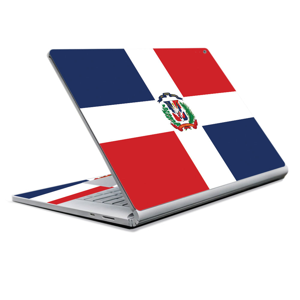 Dominican Flag Skin For Surface Book 2 13" (2017) — MightySkins