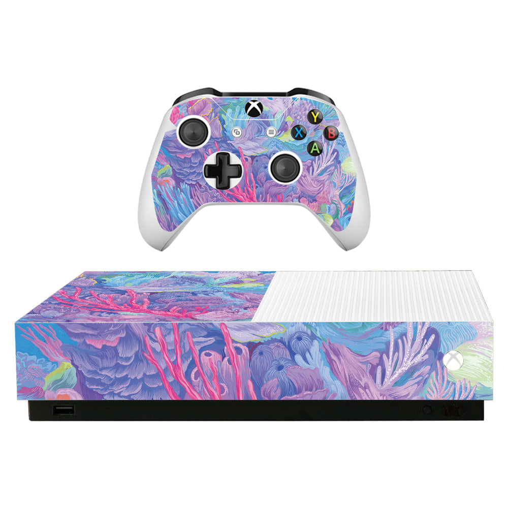 Dreamy Reef Skin For Microsoft Xbox One S All-Digital Edition — MightySkins