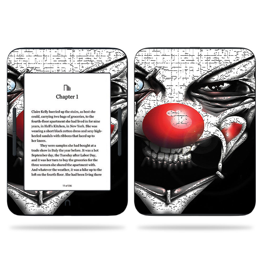 Evil Clown Skin For Barnes & Noble NOOK GlowLight 3 (2017) — MightySkins