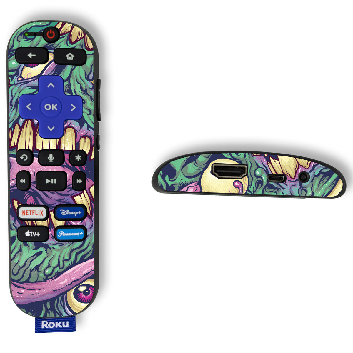 Eyes And Teeth Skin For Roku Express 4K+ Model 3941 (2022) — MightySkins