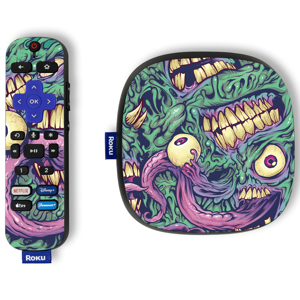Eyes And Teeth Skin For Roku Ultra Model 4802 (2022) — MightySkins