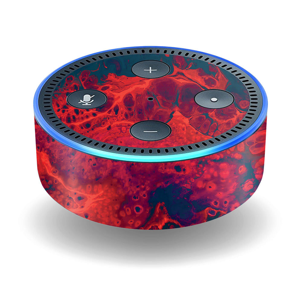 Fiery Flow Skin For Amazon Echo Dot (2nd Gen) — MightySkins