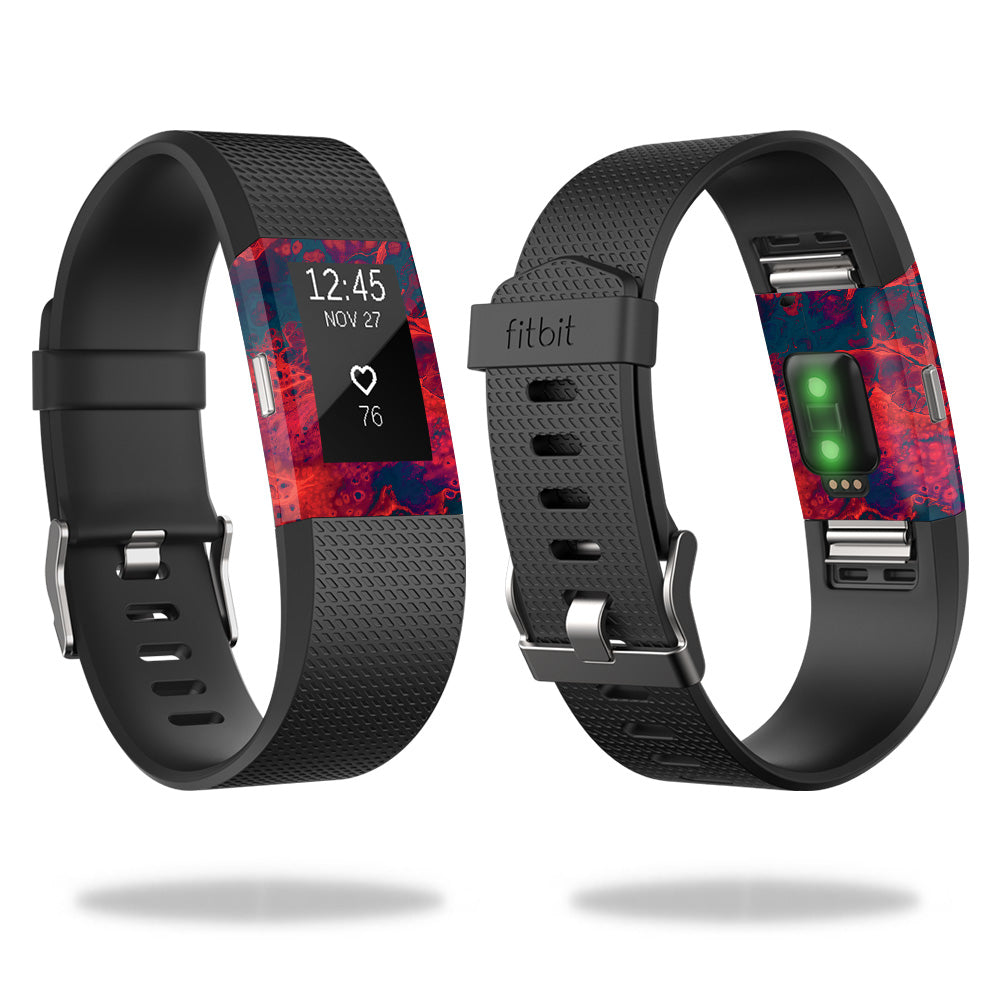 Fiery Flow Skin For Fitbit Charge 2 — MightySkins
