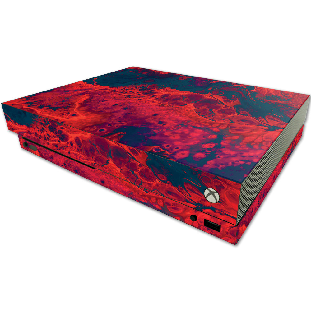 Fiery Flow Skin For Microsoft One X Console Only — MightySkins