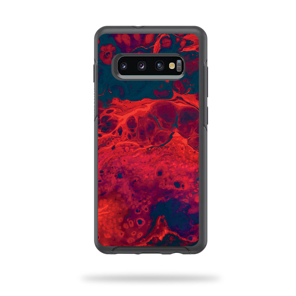 Fiery Flow Skin For Otterbox Symmetry Galaxy S10+ — MightySkins
