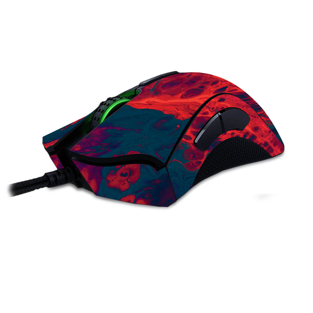 Fiery Flow Skin For Razer Deathadder Elite — MightySkins