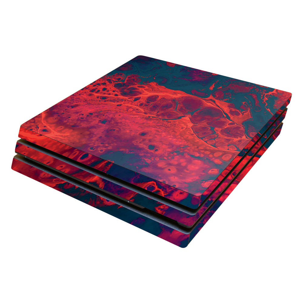 Fiery Flow Skin For Sony PS4 Pro Console — MightySkins