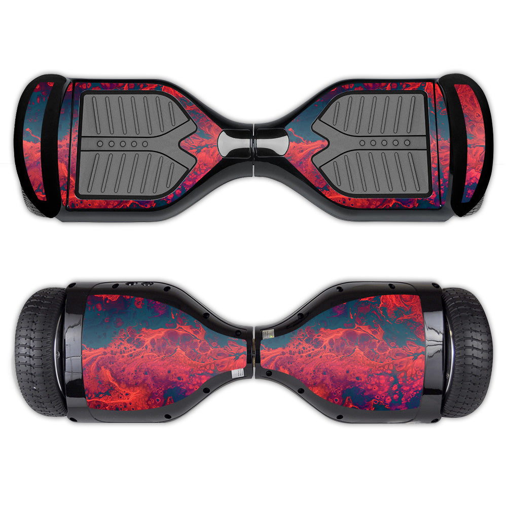 Fiery Flow Skin For Swagtron T1 — MightySkins