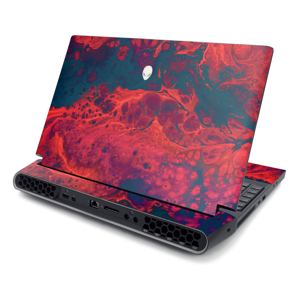 Fiery Flow Skin For AREA-51M R2 (2020) — MightySkins