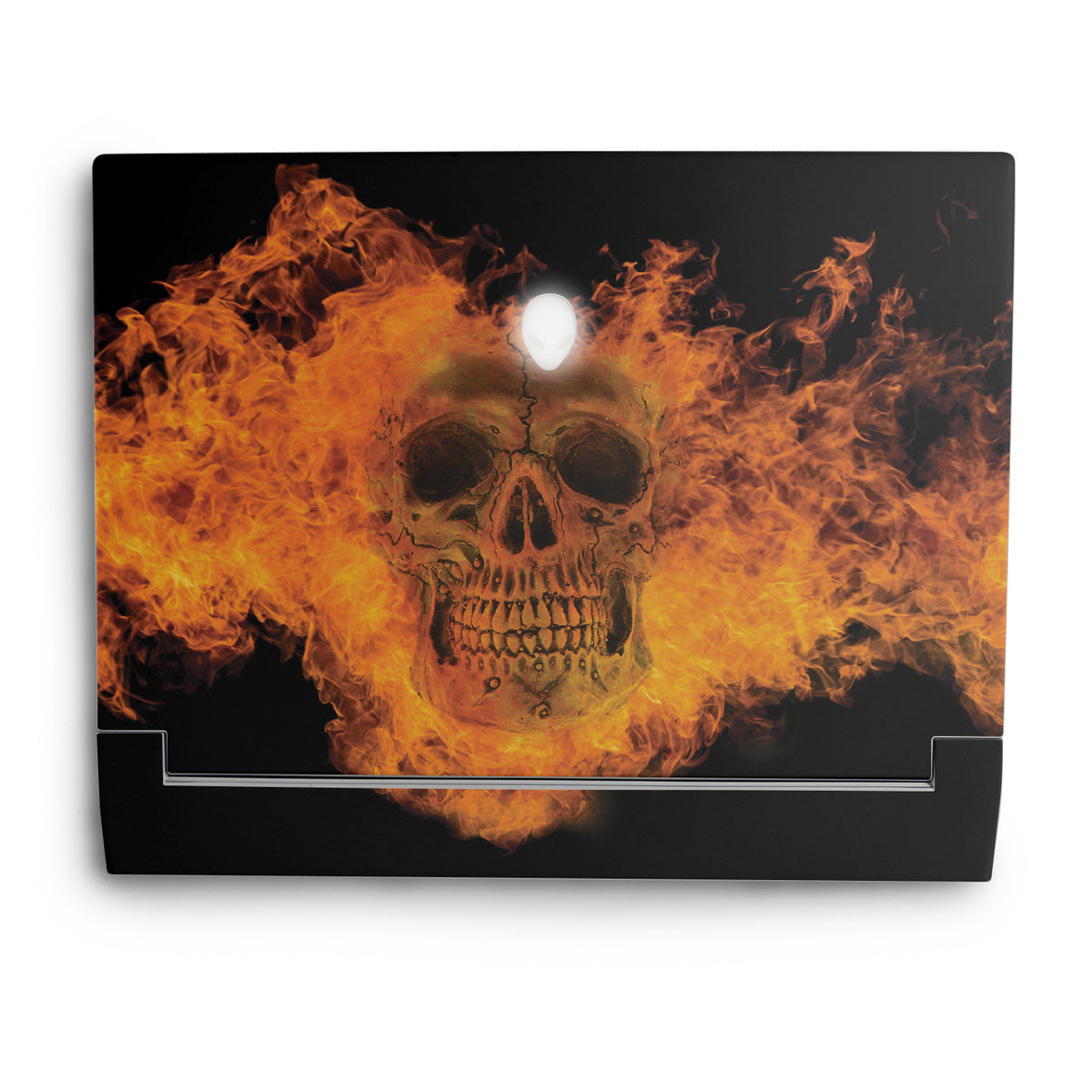 Fire Skull Skin For Alienware X14 (2022) Laptop — MightySkins