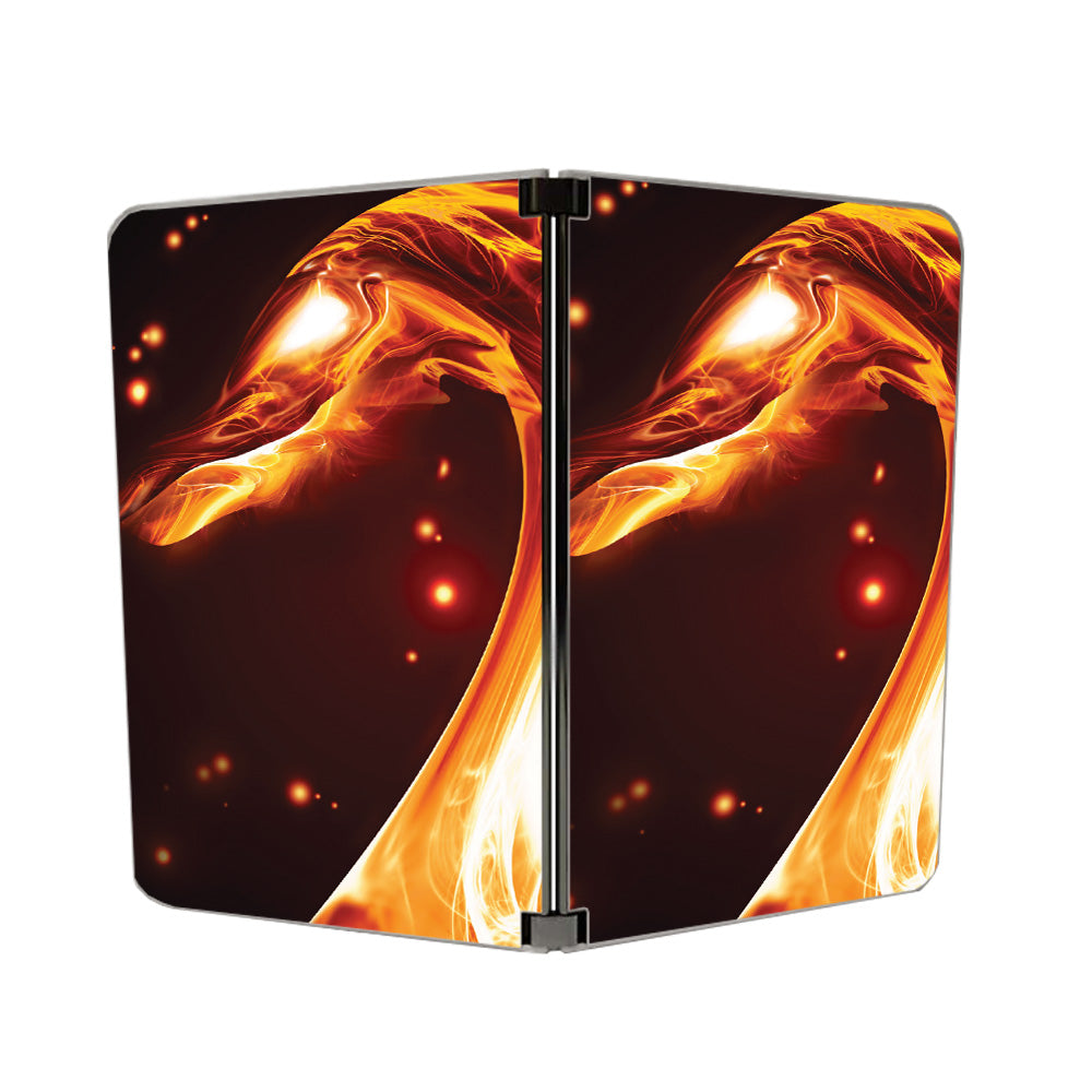 Flaming Dragon Skin For Microsoft Surface Duo — MightySkins