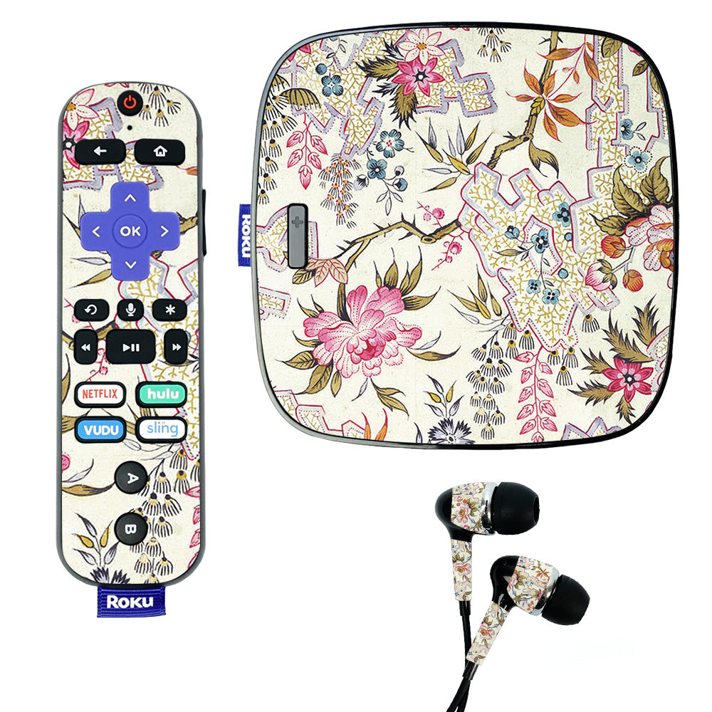 Floral Design Skin For Roku Ultra — MightySkins