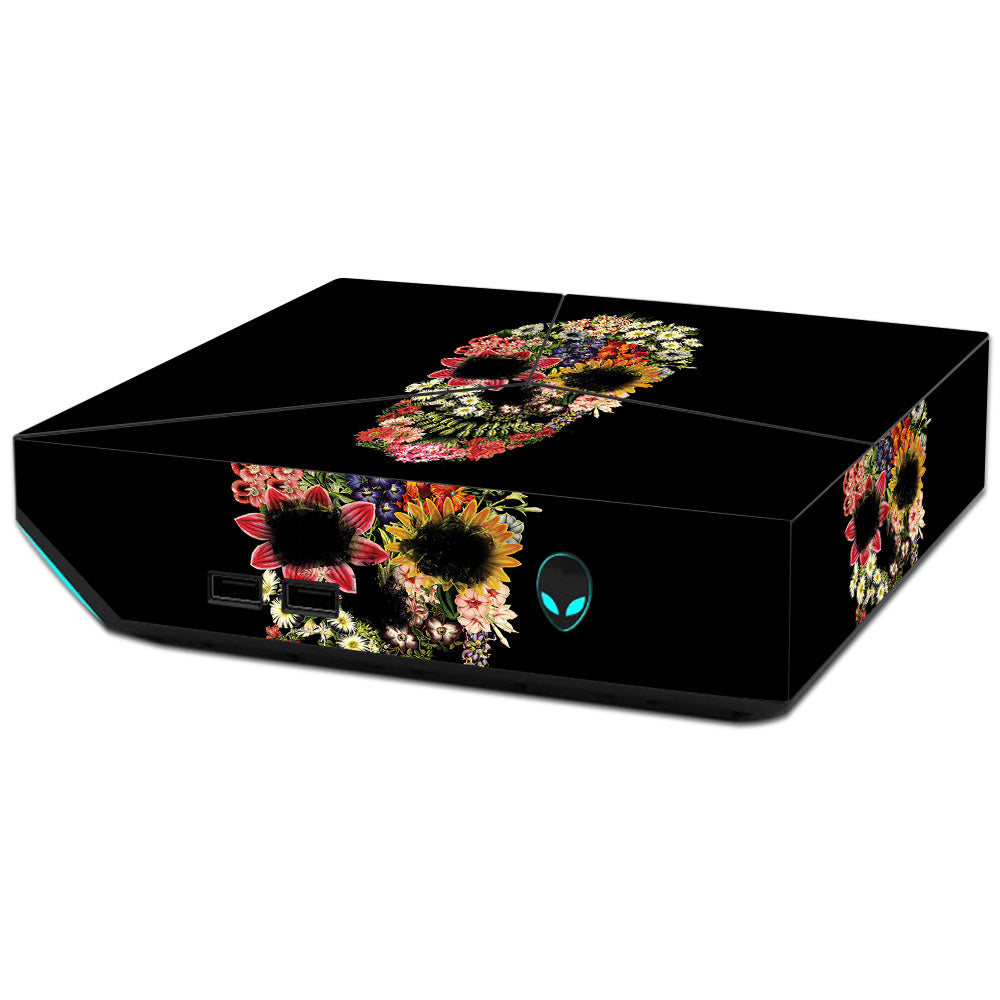 Floral Skull Skin For Alienware Steam Machine — MightySkins