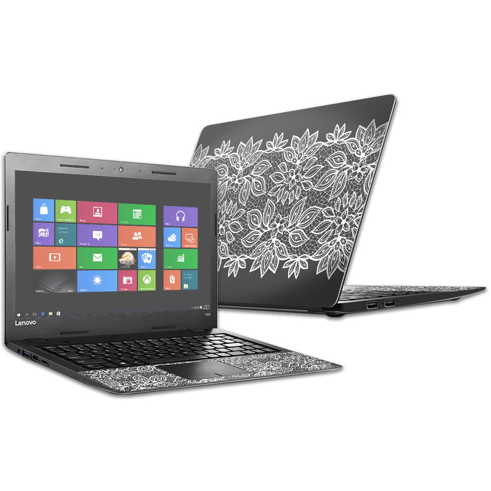 Floral Lace Skin For IdeaPad 100S 14" — MightySkins