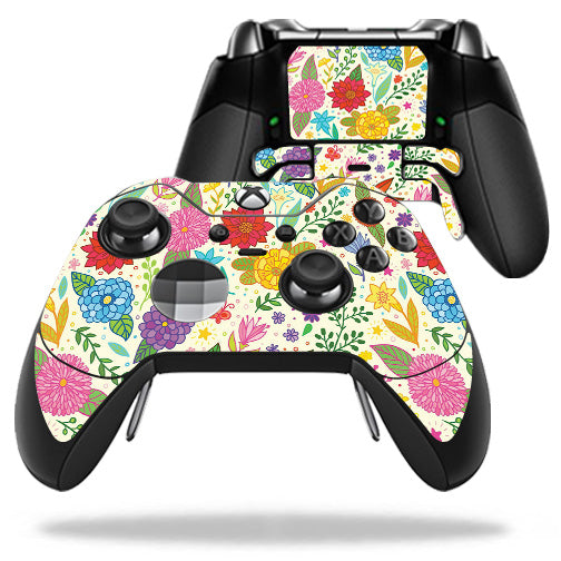 Flower Garden Skin For Microsoft Xbox One Elite Controller — MightySkins