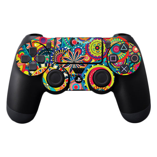 Flower Wheels Skin For Sony PS4 Controller — MightySkins