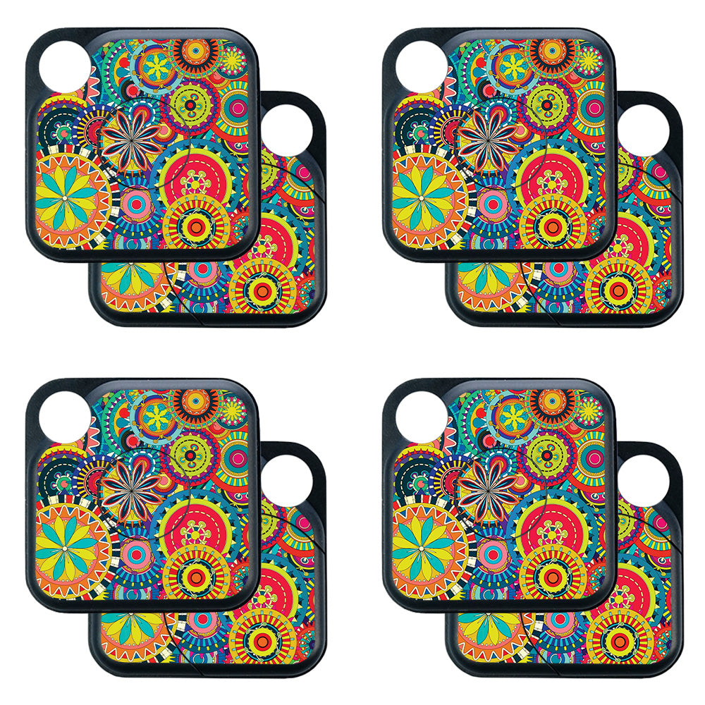 Flower Wheels Skin For Tile Pro 4 pack (Fits both 2020 & 2018 ...
