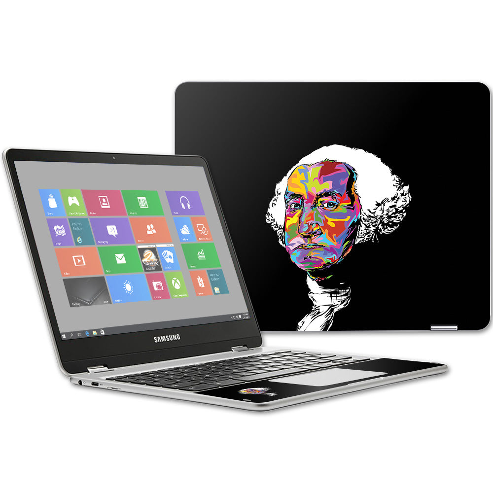Founding Father Skin For Chromebook Plus 12.3"(2017 — MightySkins