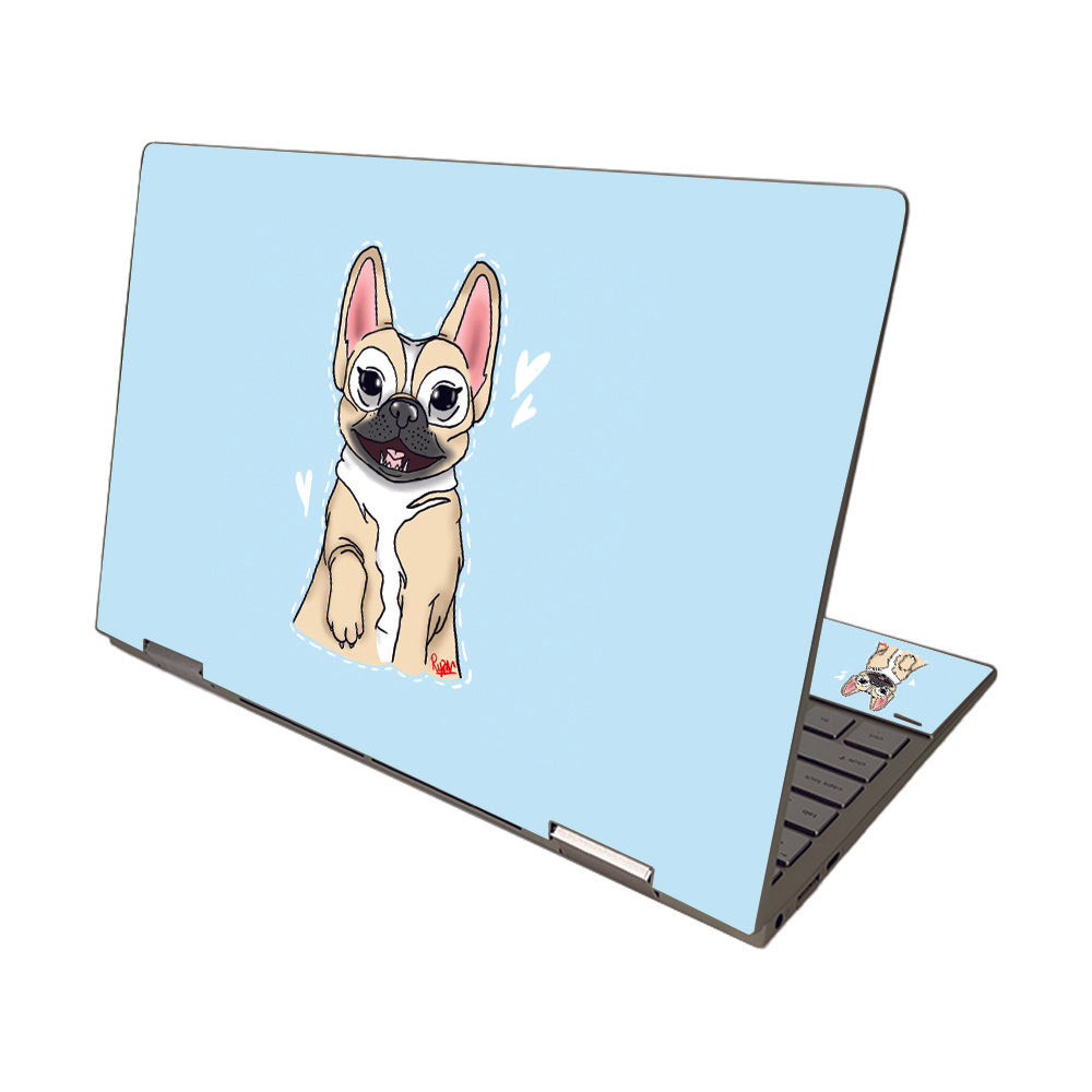 Frenchie Love Skin For HP Envy x360 13" (2021) — MightySkins