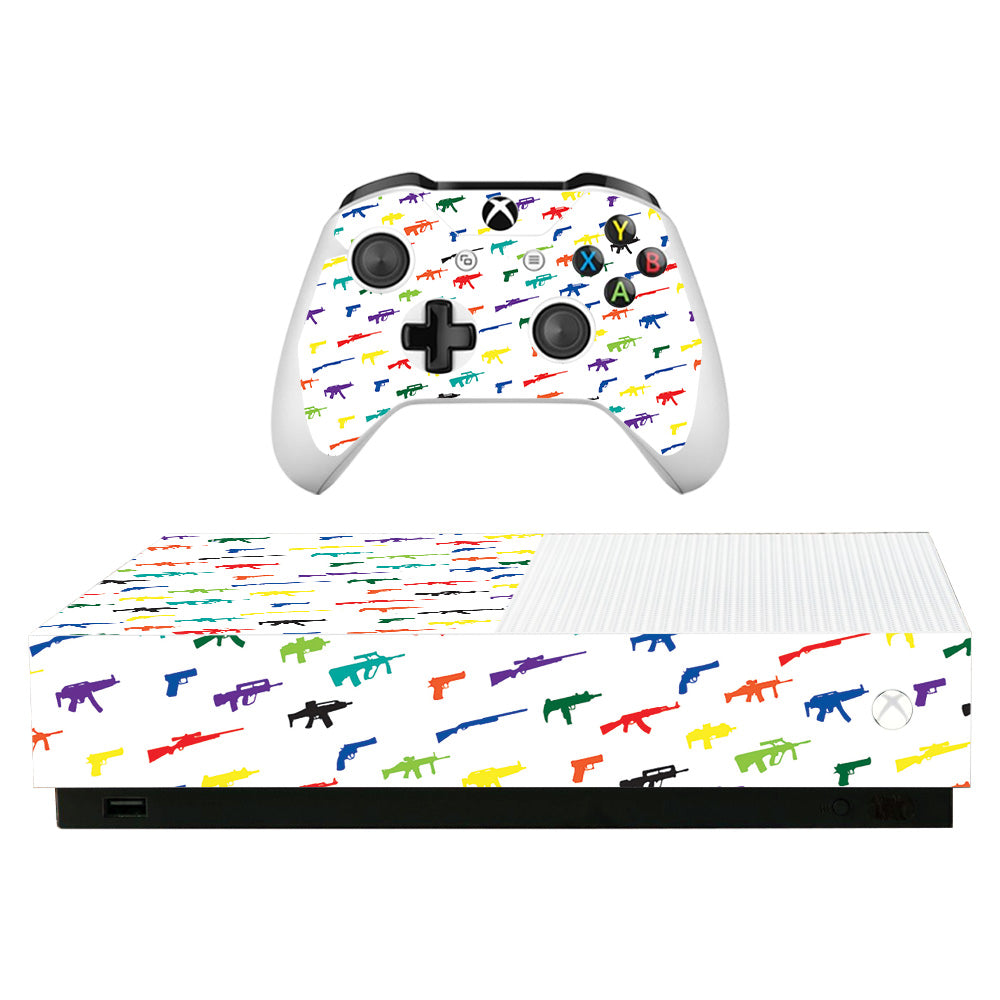 Fun Guns Skin For Microsoft Xbox One S All-Digital Edition — MightySkins