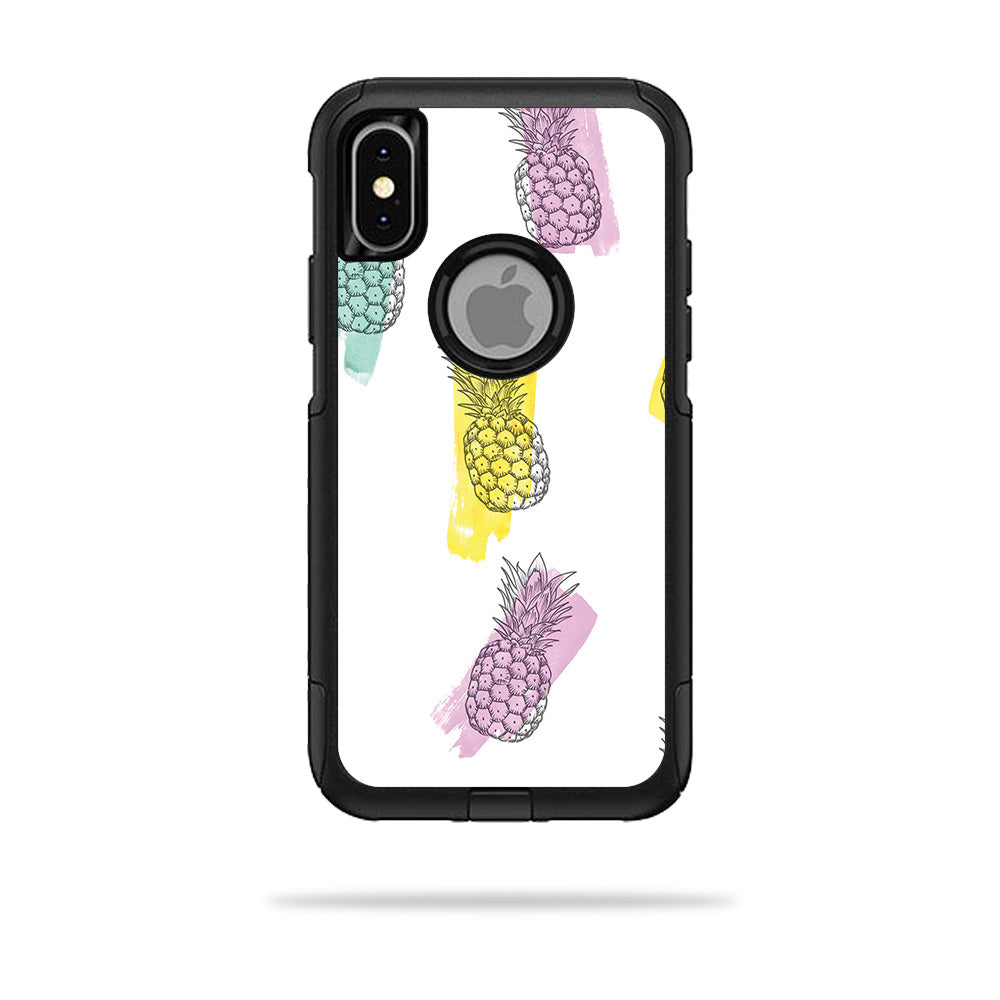 Funky Pineapples Skin For OtterBox Commuter iPhone X or XS Case ...