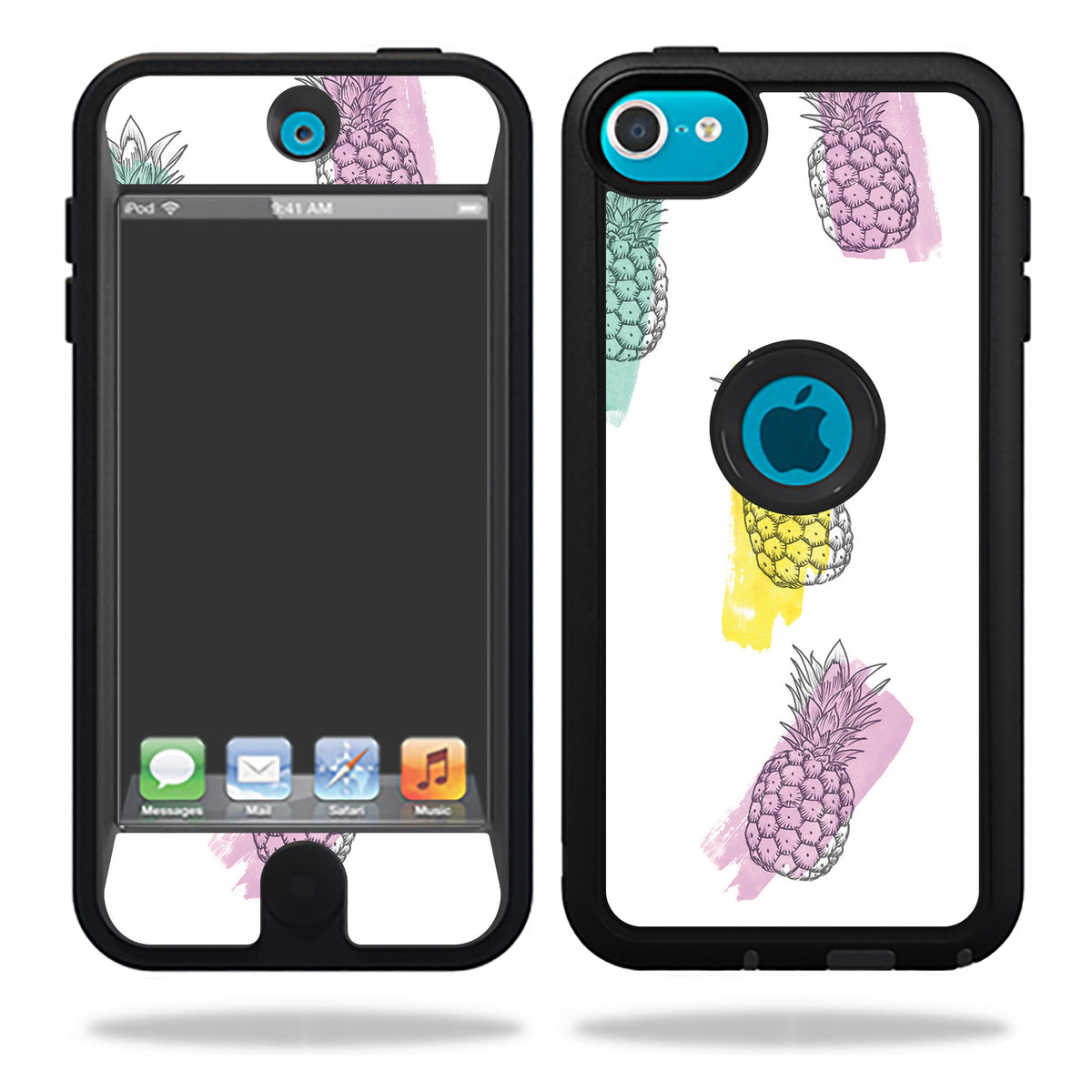Funky Pineapples Skin For OtterBox Defender iPod Touch 5G Case ...