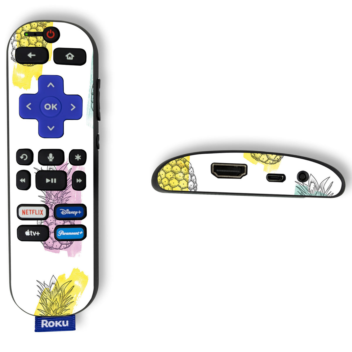 Funky Pineapples Skin For Roku Express 4K+ Model 3941 (2022) — MightySkins