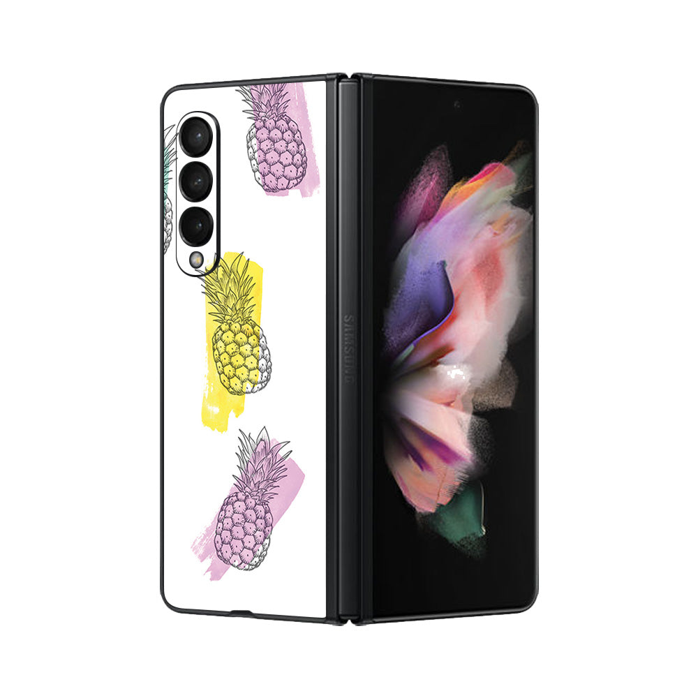 Funky Pineapples Skin For Samsung Galaxy Z Fold 3 — MightySkins