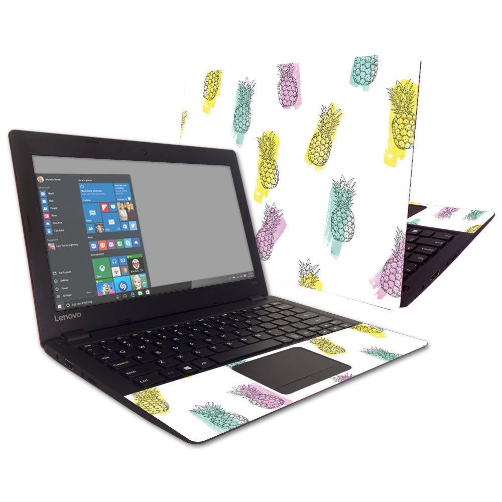 Funky Pineapples Skin For IdeaPad 100s 11.6" — MightySkins