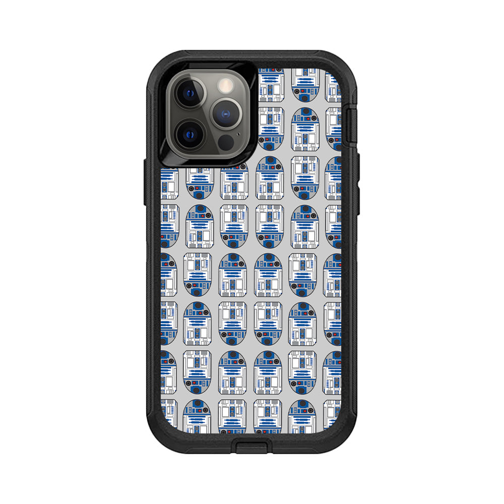 Galaxy Bots Skin For OtterBox Defender iPhone 12 & 12 Pro — MightySkins