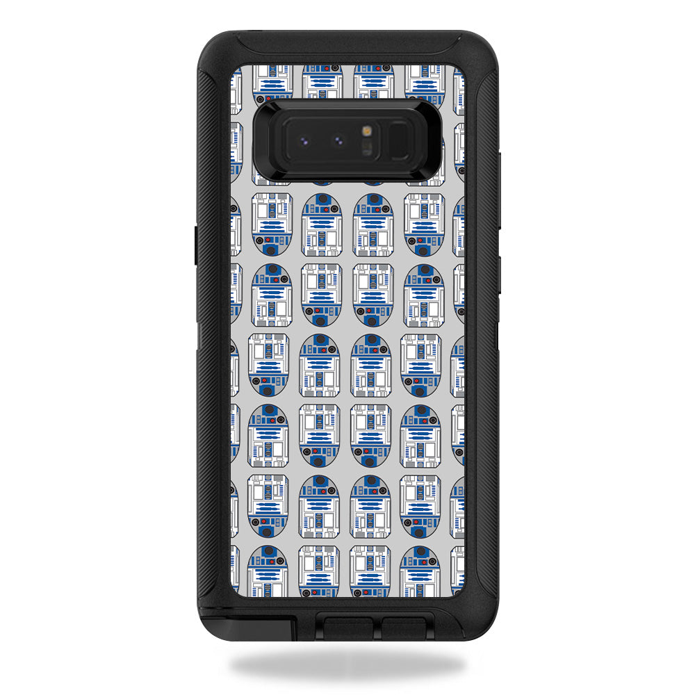 Galaxy Bots Skin For OtterBox Defender Galaxy Note 8 — MightySkins