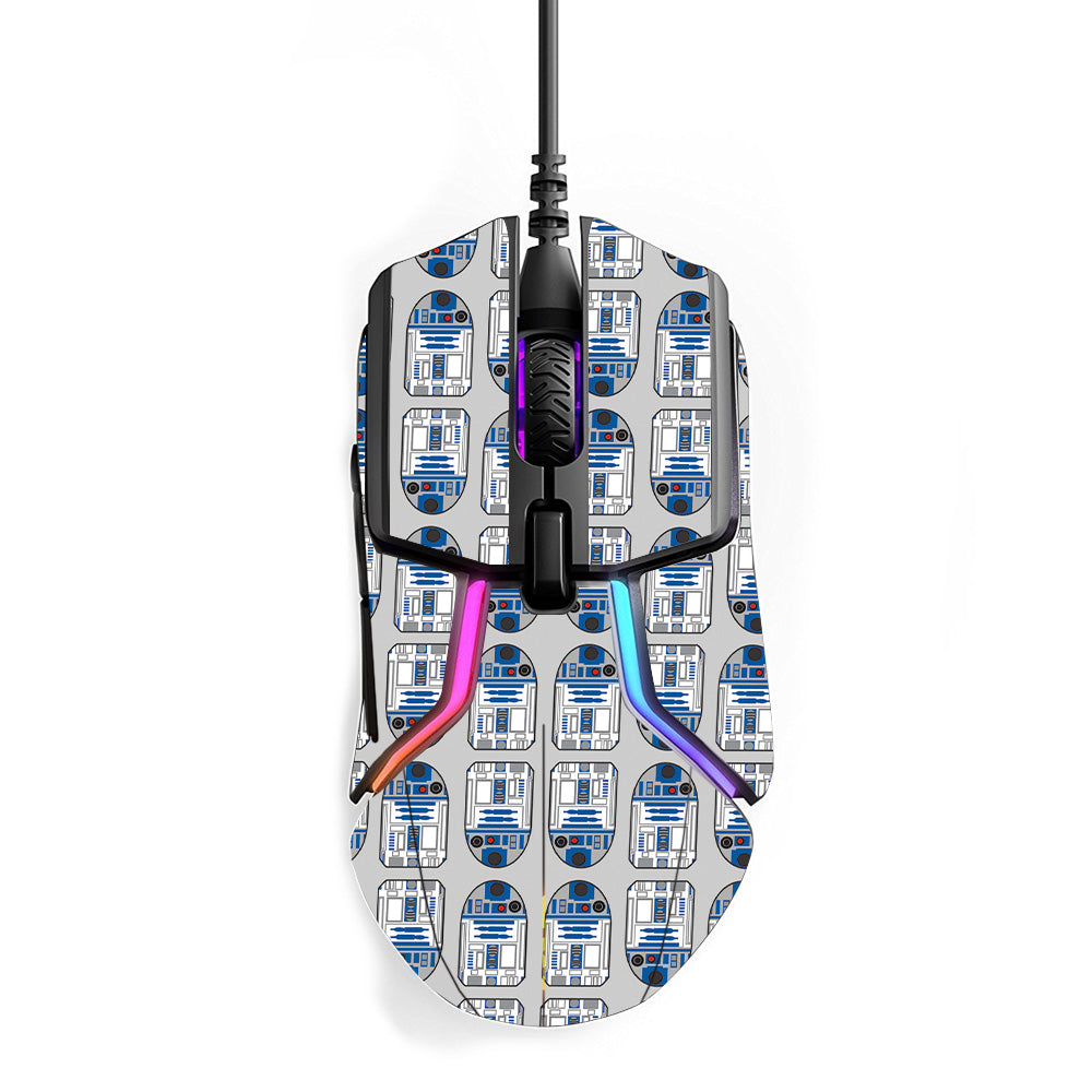 Galaxy Bots Skin For SteelSeries Rival 600 Gaming Mouse — MightySkins
