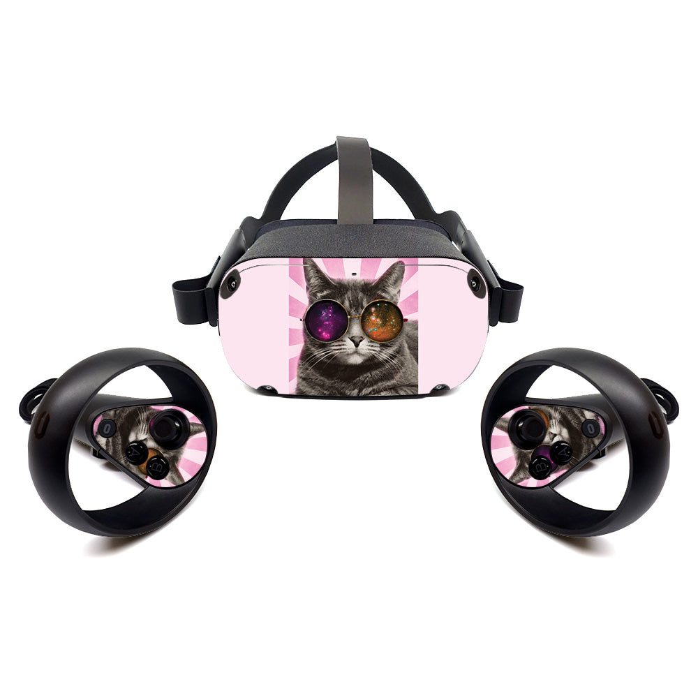 Galaxy Cat Skin For Oculus Quest — MightySkins