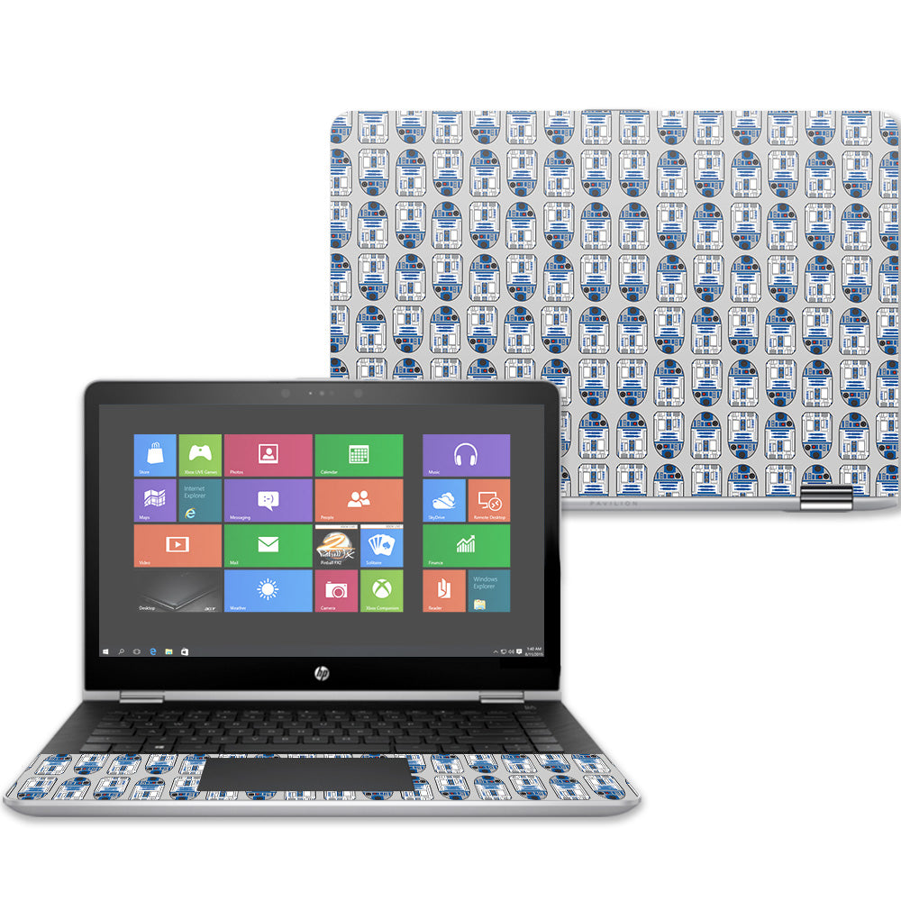Galaxy Bots Skin For HP Pavilion x360 15" (2017) — MightySkins