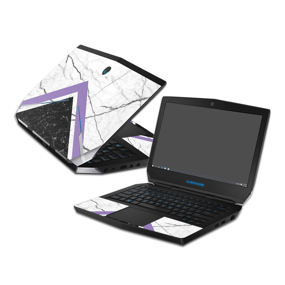 Geometric Marble Skin For 13" (2015) — MightySkins