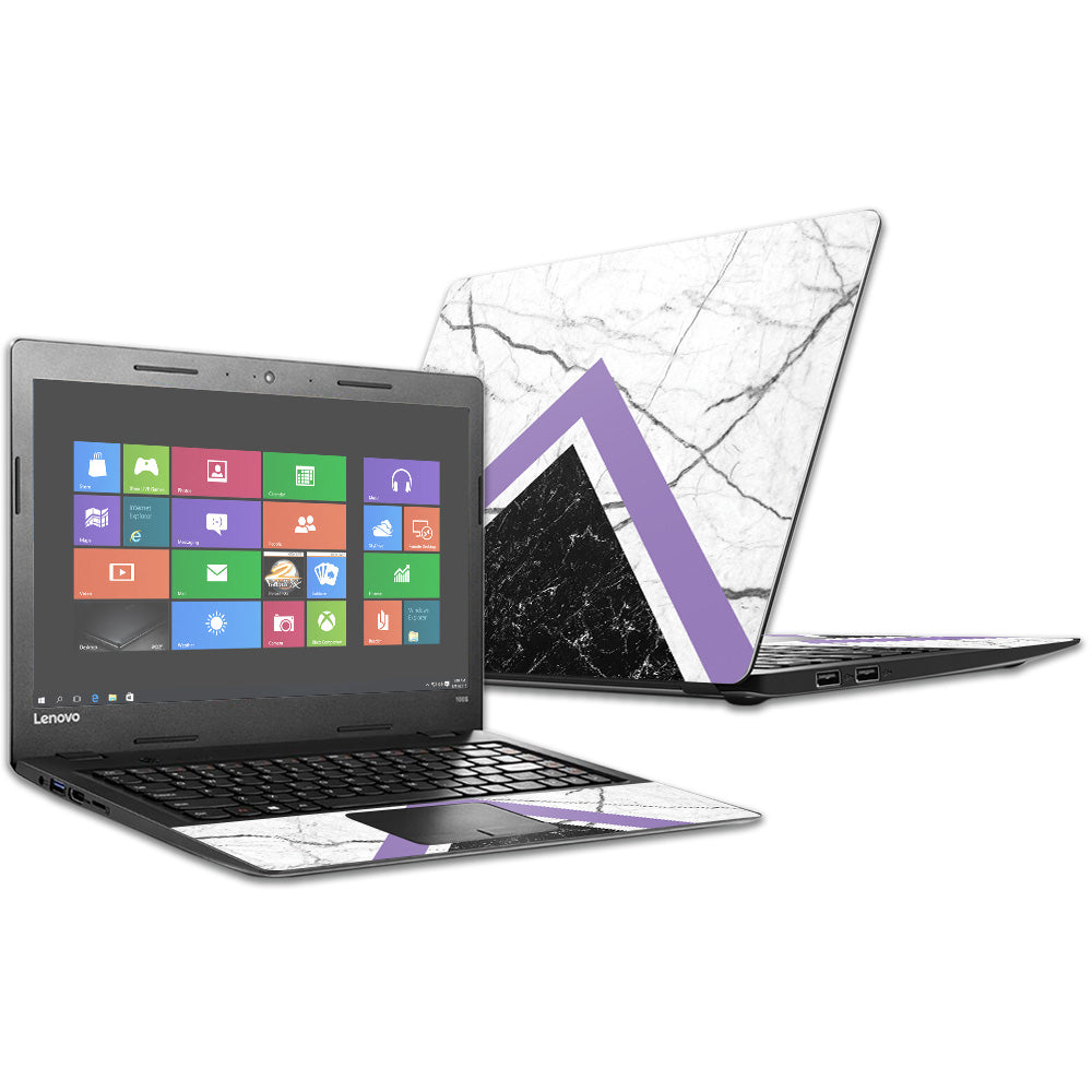 Geometric Marble Skin For IdeaPad 100S 14" — MightySkins