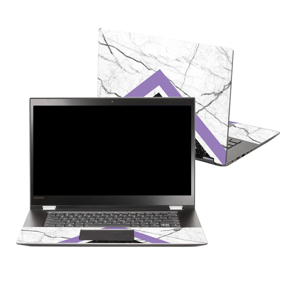 Geometric Marble Skin For Flex 5 14" (2017) — MightySkins