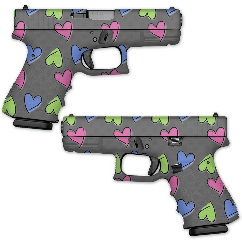 Girly Skin For Gun Wraps Pistol — MightySkins