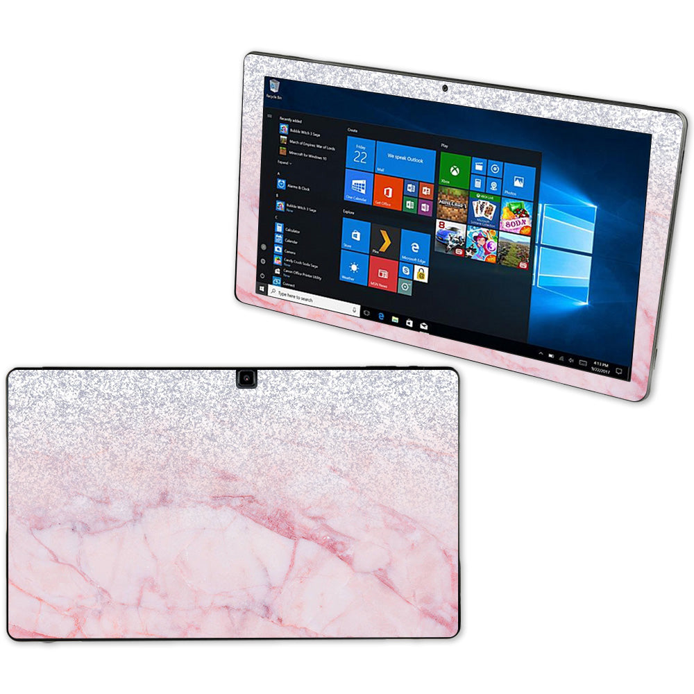 Girly Marble Dazzle Skin For NuVision Supreme 1001 Tablet — MightySkins