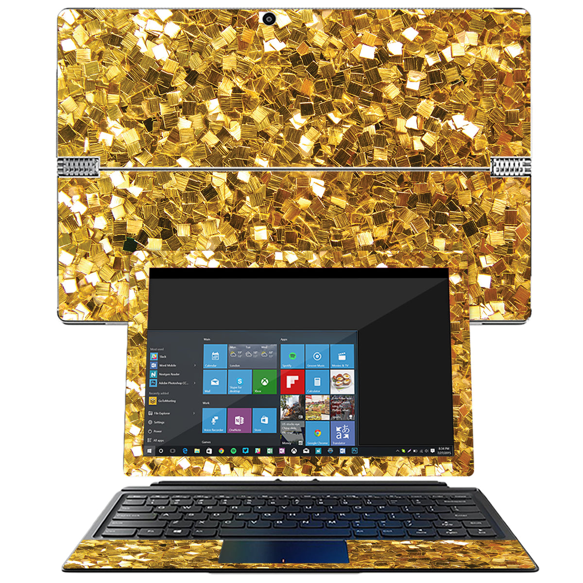 Gold Chips Skin For MIIX 510 12.2" — MightySkins