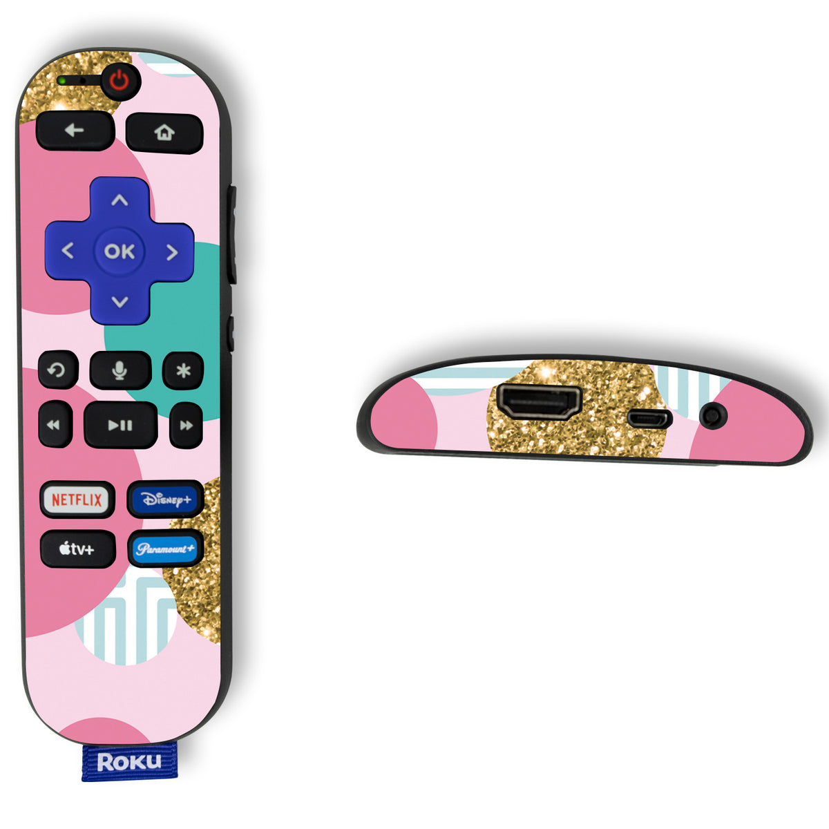 Golden Bubbles Skin For Roku Express 4K+ Model 3941 (2022) — MightySkins