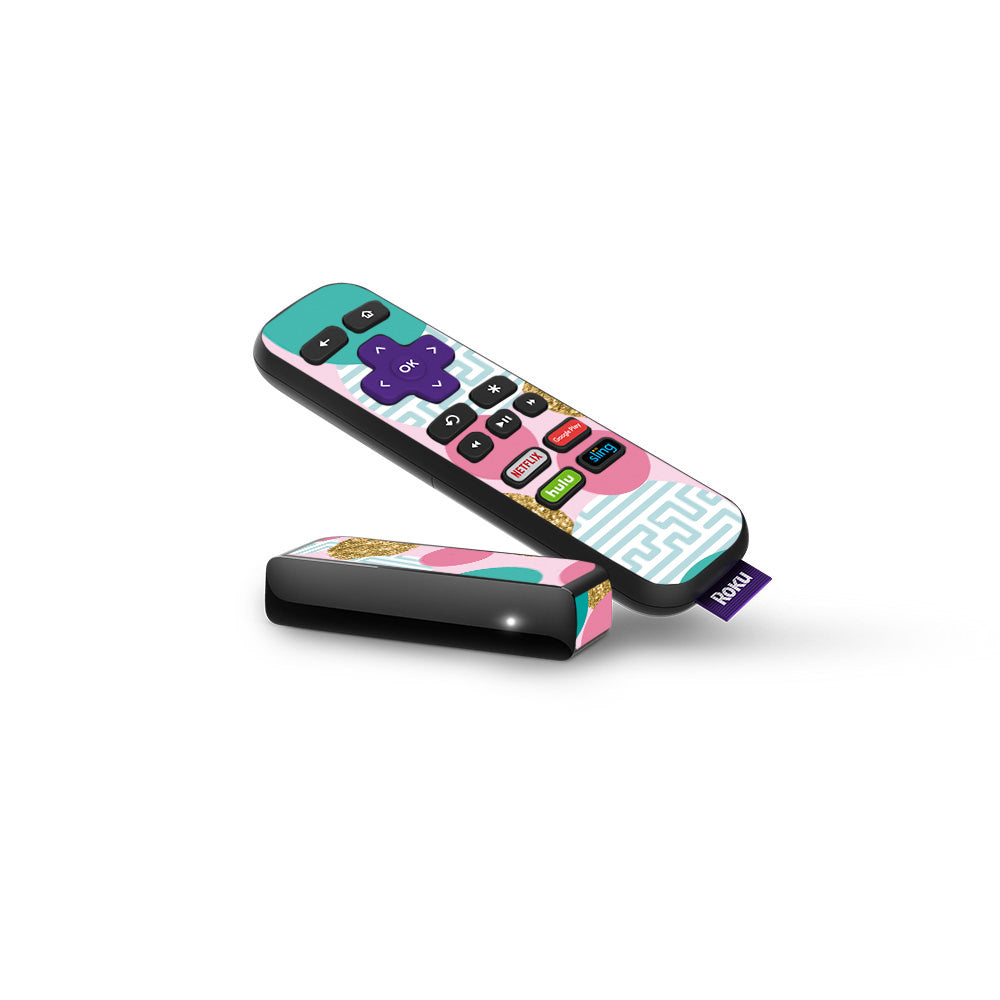 Golden Bubbles Skin For Roku Express Remote — MightySkins