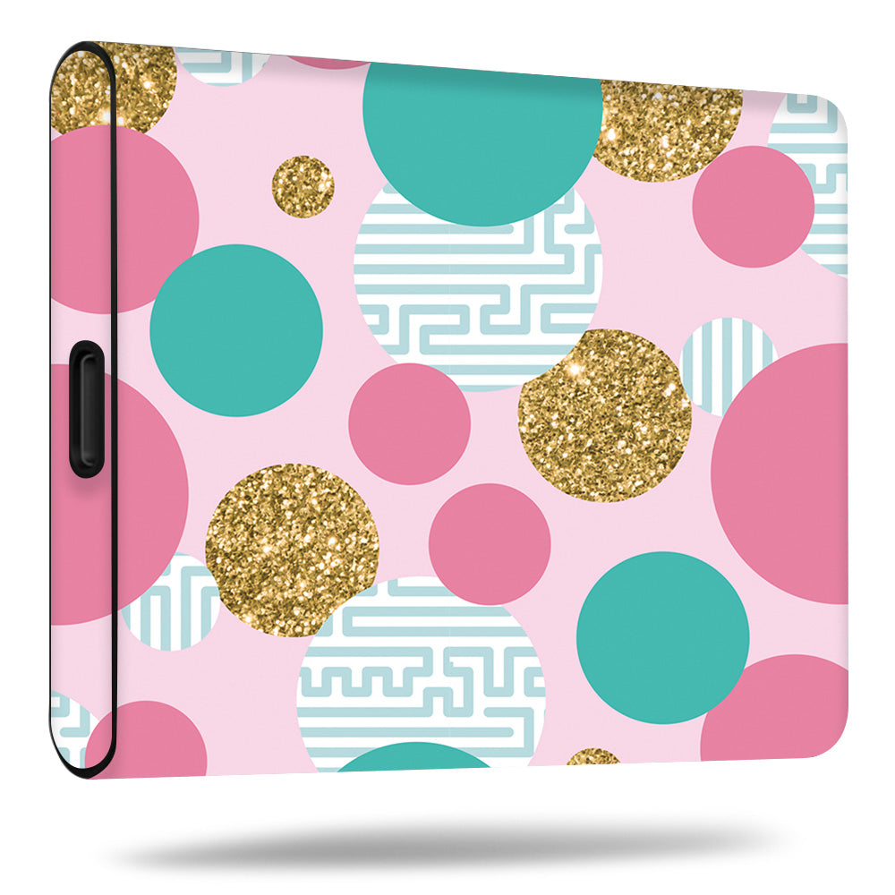 Golden Bubbles Skin For Samsung T5 Portable SSD — MightySkins