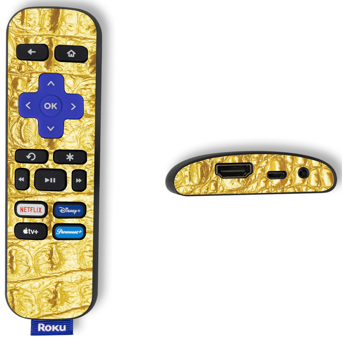 Golden Croc Skin For Roku Express Model 3960 (2022) — MightySkins