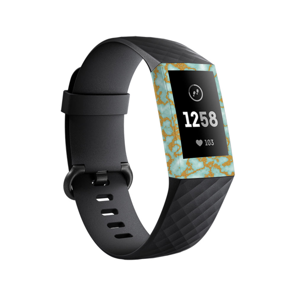 Golden Jade Skin For Fitbit Charge 3 — MightySkins