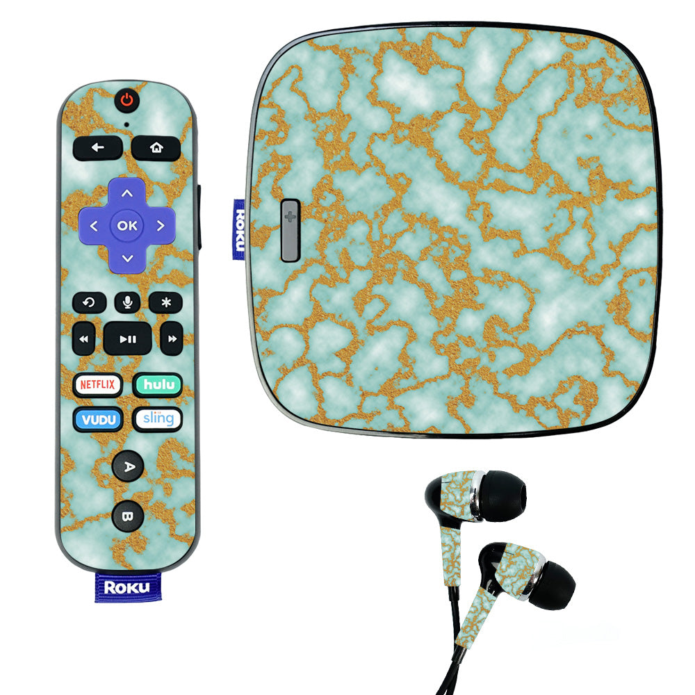 Golden Jade Skin For Roku Ultra — MightySkins