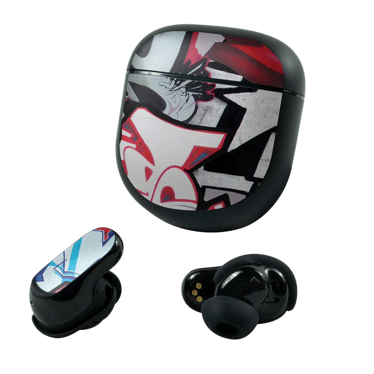 Graffiti Mash Up Skin For Bose QuietComfort Earbuds II (2022) — MightySkins