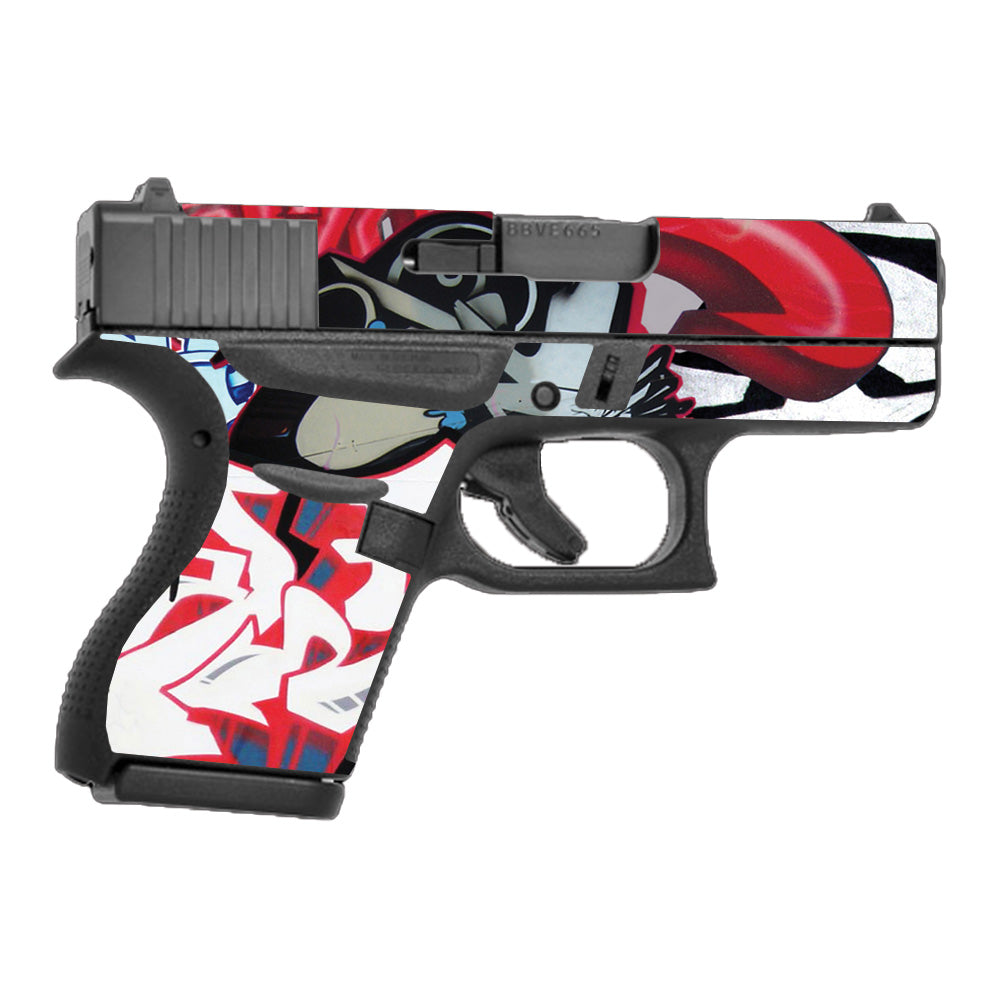 Graffiti Mash Up Skin For Glock 43 — MightySkins