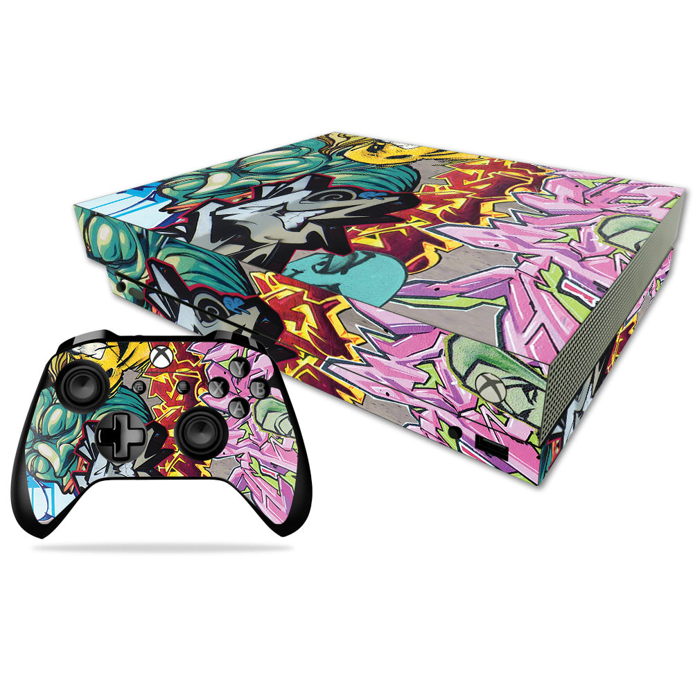 Graffiti Wild Styles Skin For Microsoft Xbox One X — MightySkins