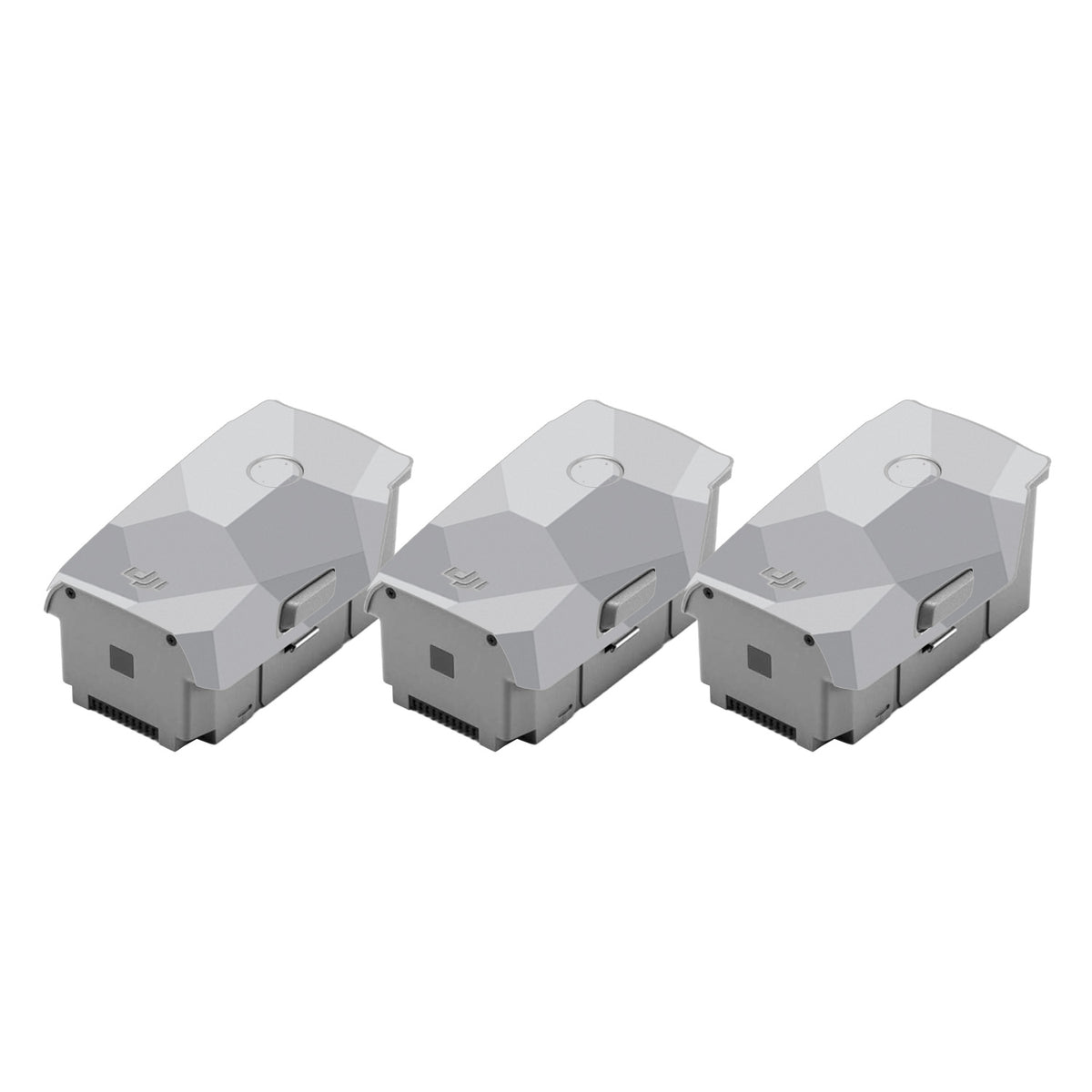 Gray Polygon Skin For DJI Air 2S 3-pack Battery — MightySkins